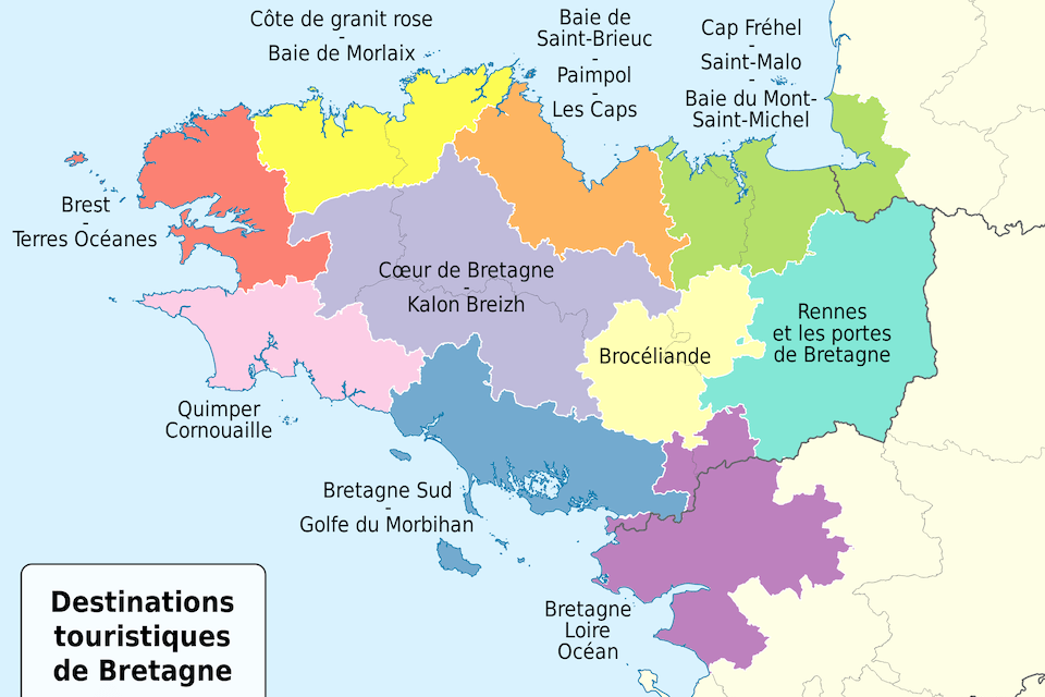 Les découpages de la Bretagne - Port d'Attache